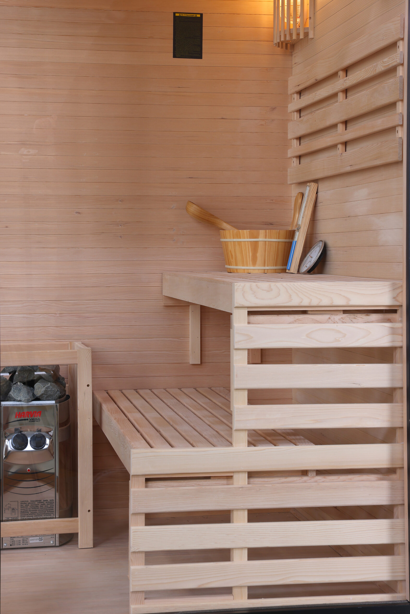 PANORAMA BLACK sauna domestica per 2 persone